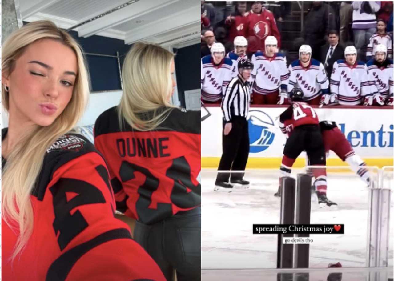 Livvy Dunne Cheers On NJ Devils During Holiday Visit Home | South River ...
