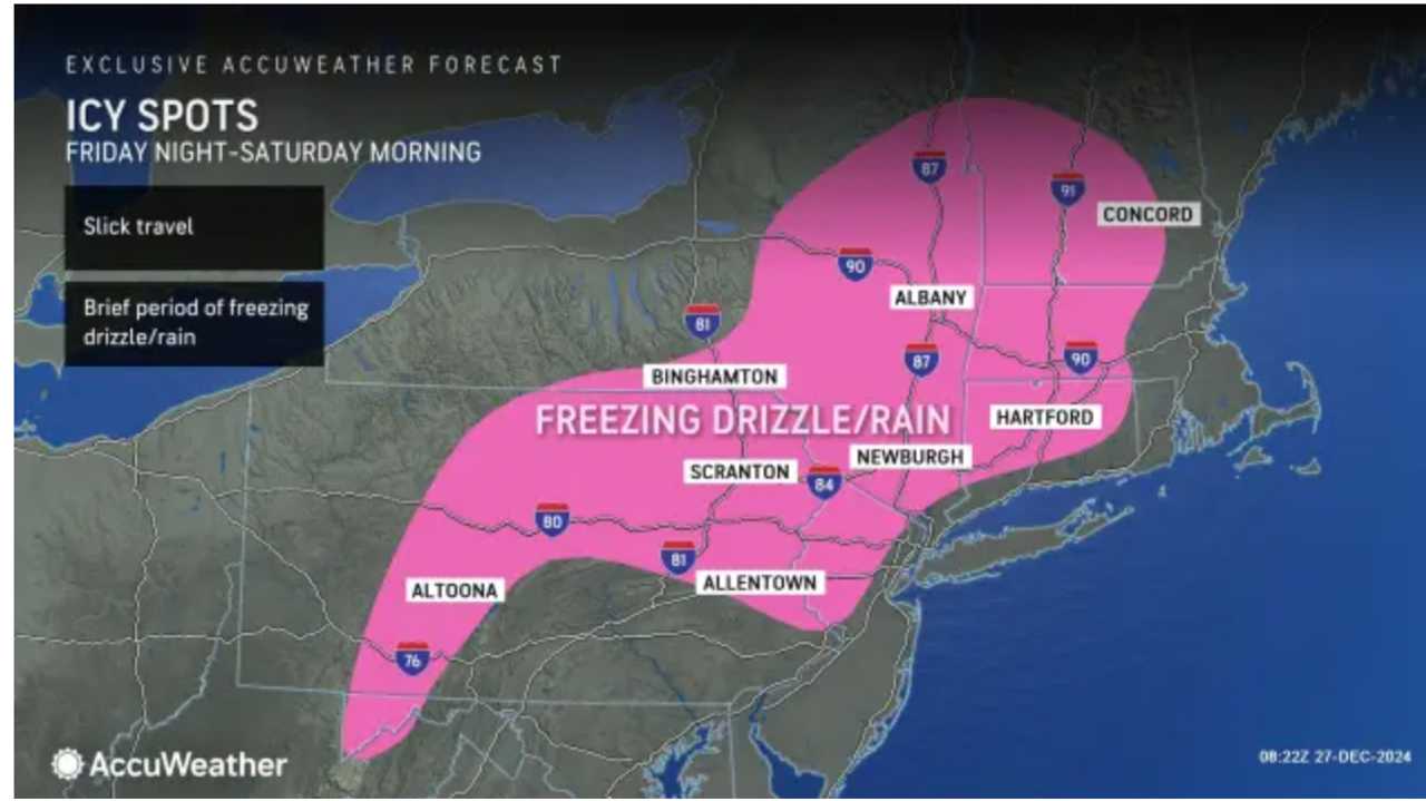 Storm To Bring Hazardous Travel With Ice, Wintry Mix Overnight: Here's ...