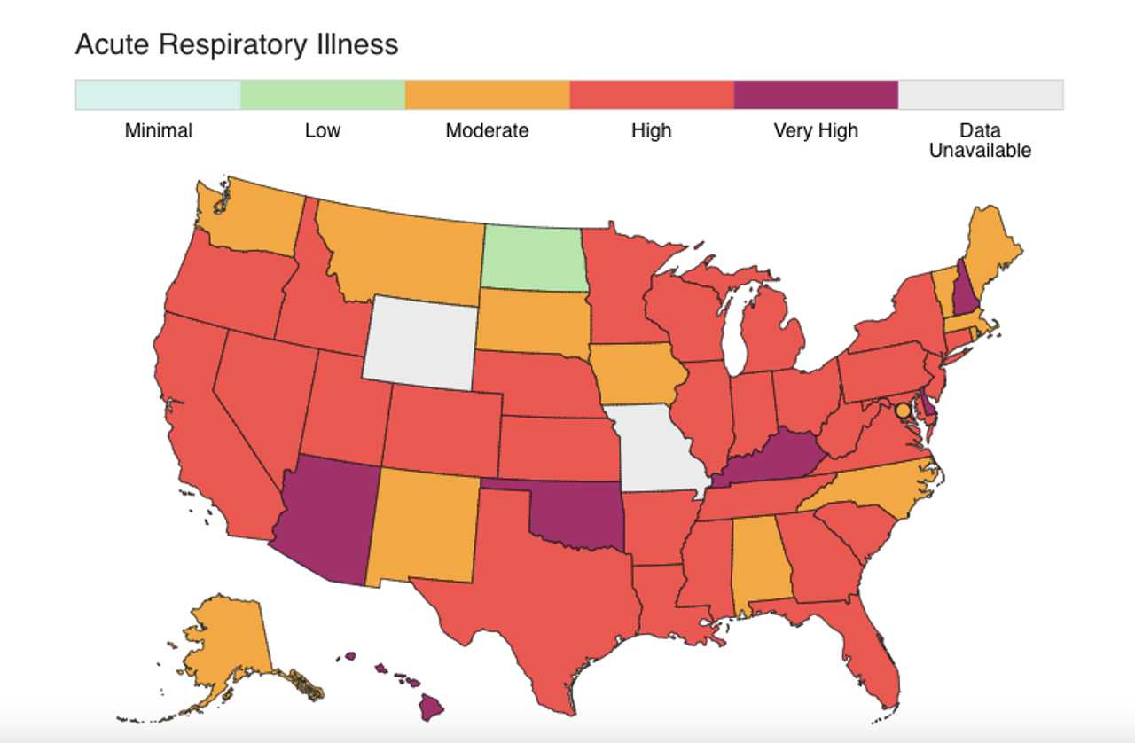 Respiratory Illnesses Rising Dramatically In These States: Brand-New ...