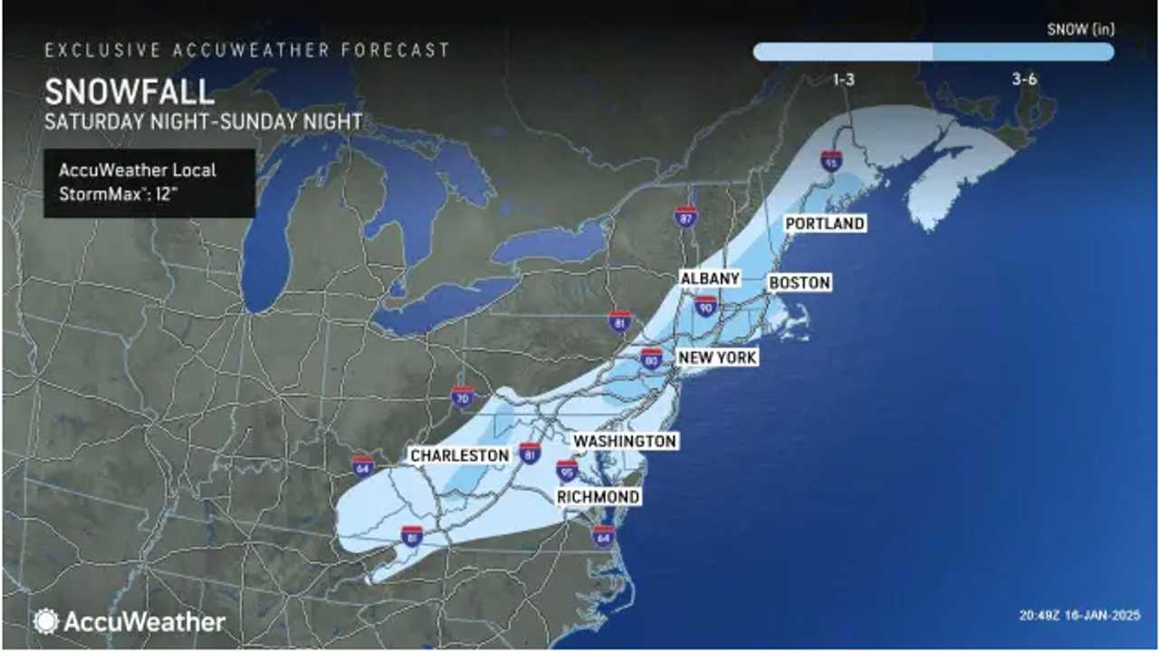 First Snowfall Projections For New Winter Storm: Up To Half-Foot ...