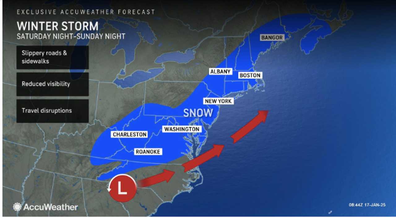 Here's Latest Projected Track, Timing, Snowfall Totals For Nor'easter ...