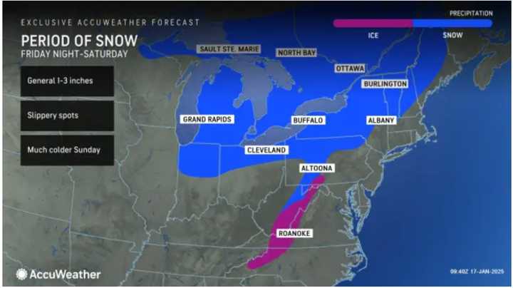 First Snowfall Projections For New Winter Storm: Up To Half-Foot ...