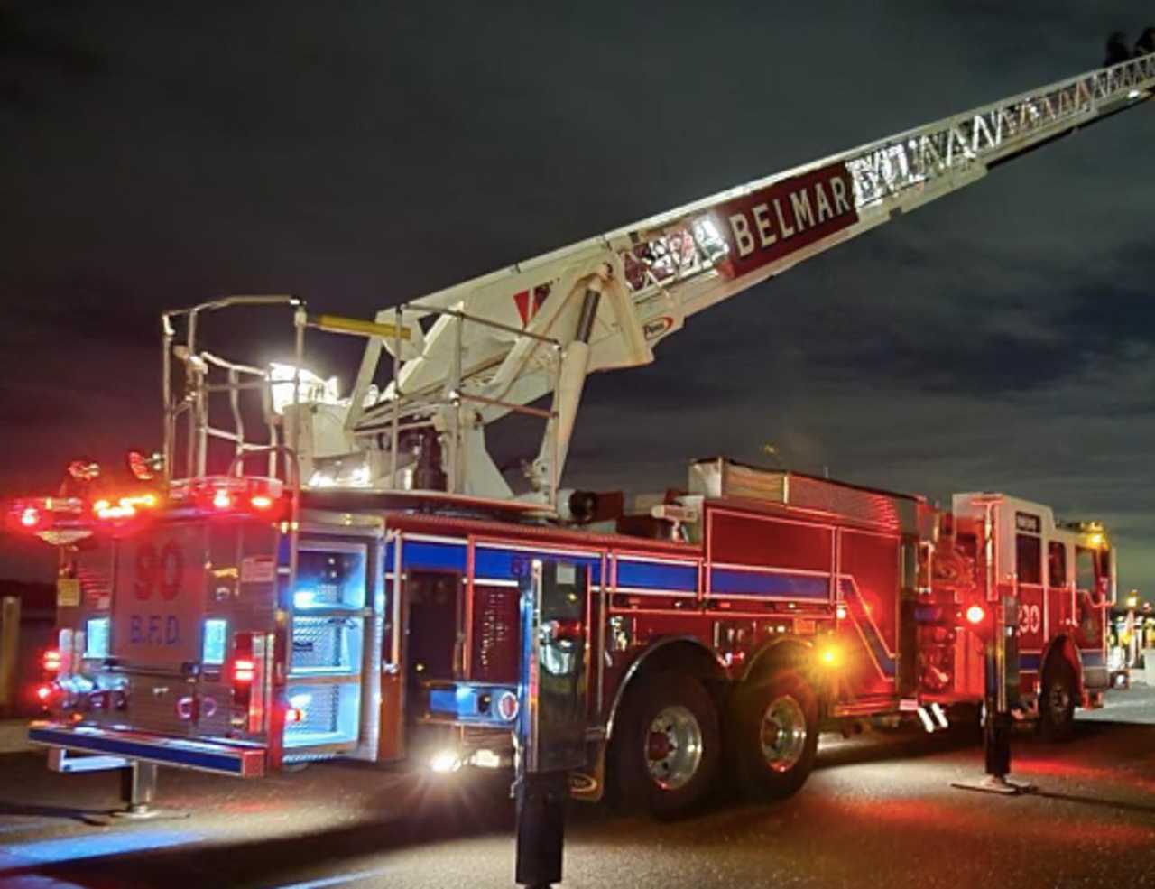 Major Belmar Fire Damages Multiple Structures, Injures Firefighters ...