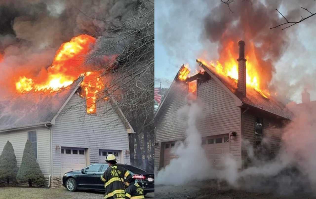 Firefighters Battle Massive Jackson House Fire For Hours | Jackson ...