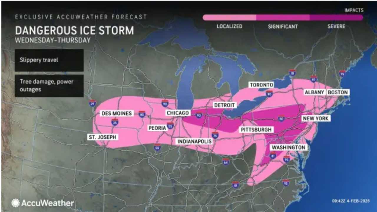 Dangerous Ice Storm On Track For Northeast: Here's Latest | East ...