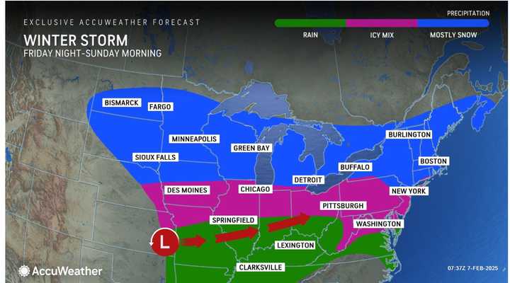 Projected Storm Snowfall Totals Increase: Up To Foot Possible In These ...
