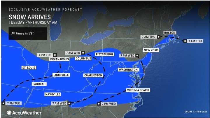New Update: Massive Winter Storm Affecting 25 States Headed To East ...
