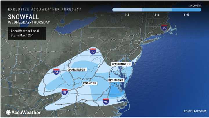 These Locations Will See Heaviest Snowfall From Latest Winter Storm ...
