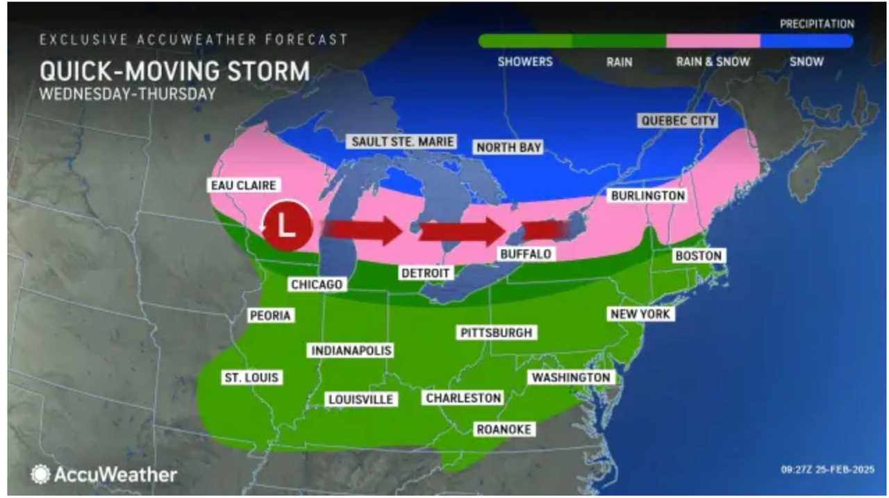 Quick-Moving Winter Storm Now Sweeping Through Northeast: Here's Latest ...