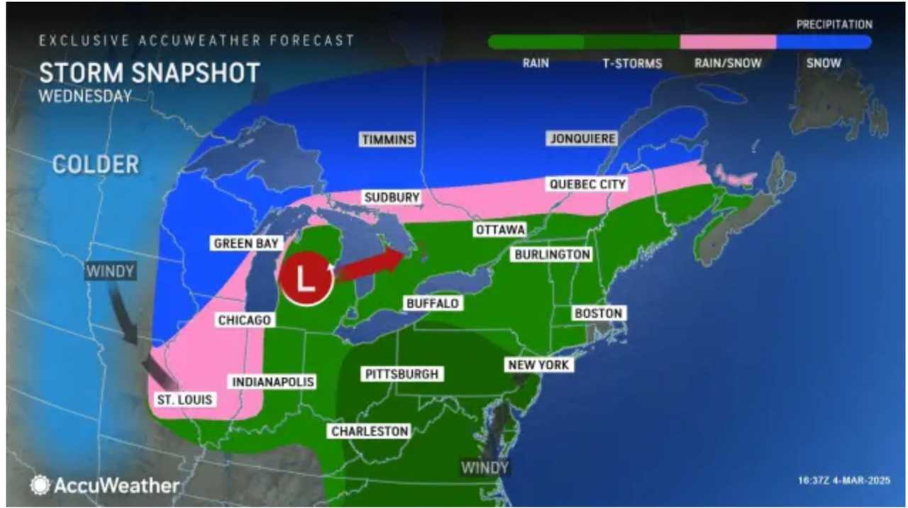 Updated Storm Timeline: What’s Next As System Nears Northeast | East ...