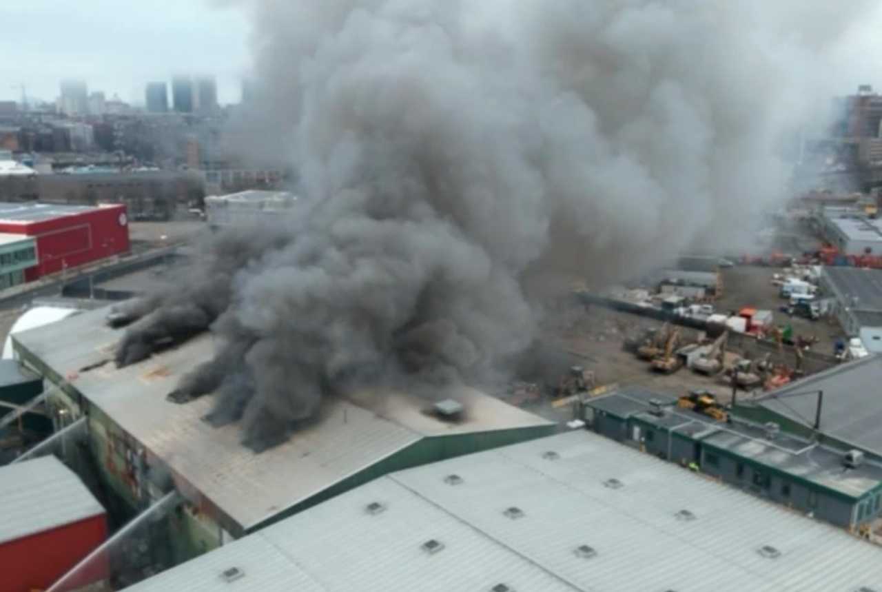 8-Alarm Fire Erupts At Boston Trash Transfer Station (Developing ...