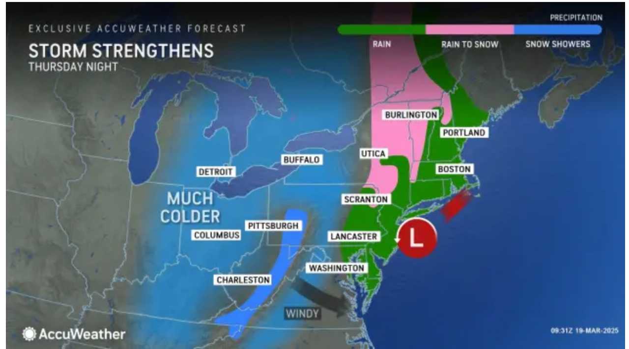 Storm Timing: Strong Winds, Rain, Snow To Hit Northeast | Reading Daily ...
