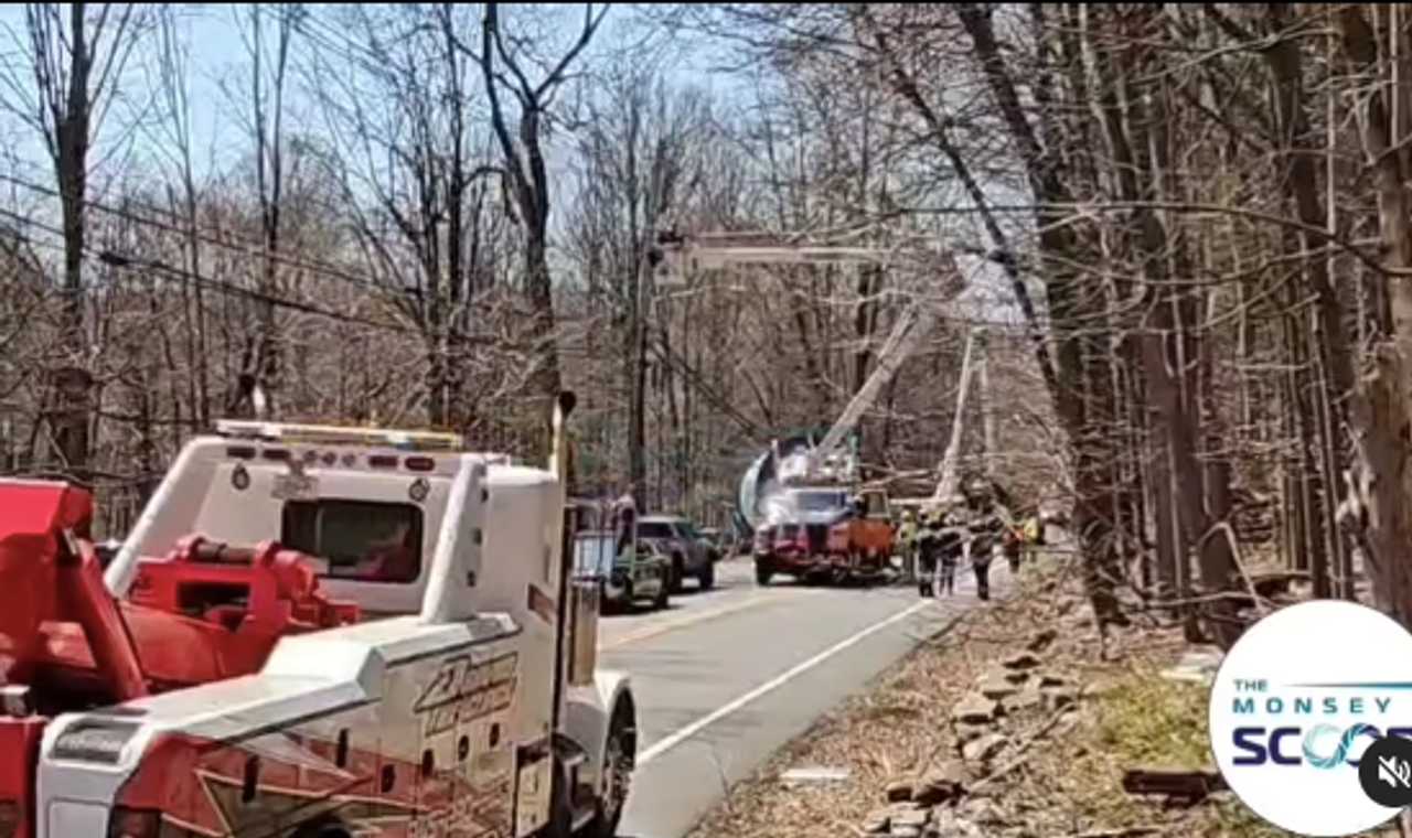 Truck Downs Power Lines On Route 202 In Ramapo, All Lanes Closed ...