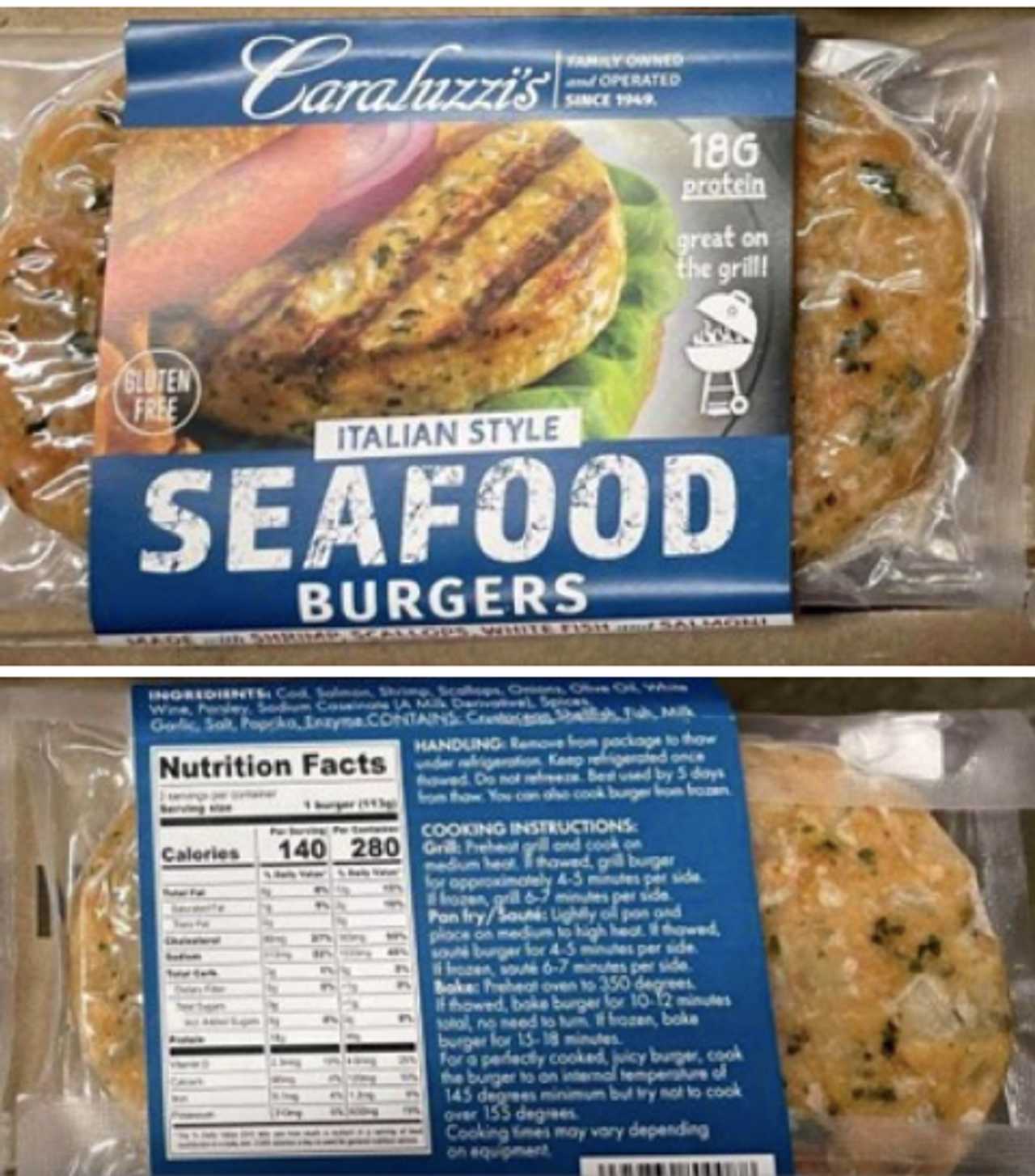 Recall Issued For Specialty Burger Product Sold At Caraluzzi's 4 ...
