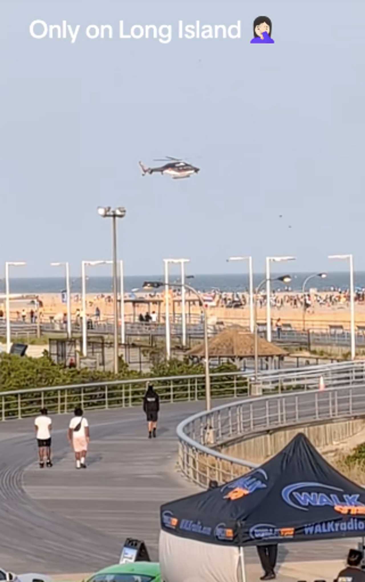 Video: Police Copter Moves In On 500 Rowdy Teens Swarming Long Island ...