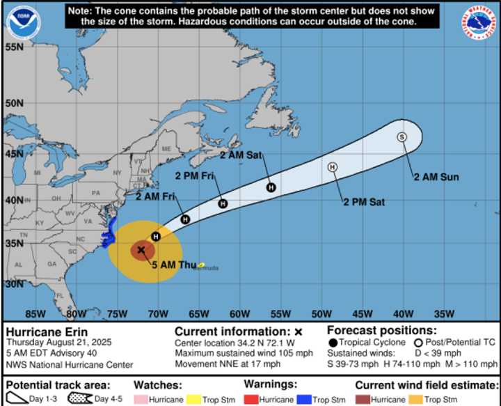 State Of Emergency: Hurricane Erin Batters NJ Shore With 14-Foot Waves ...