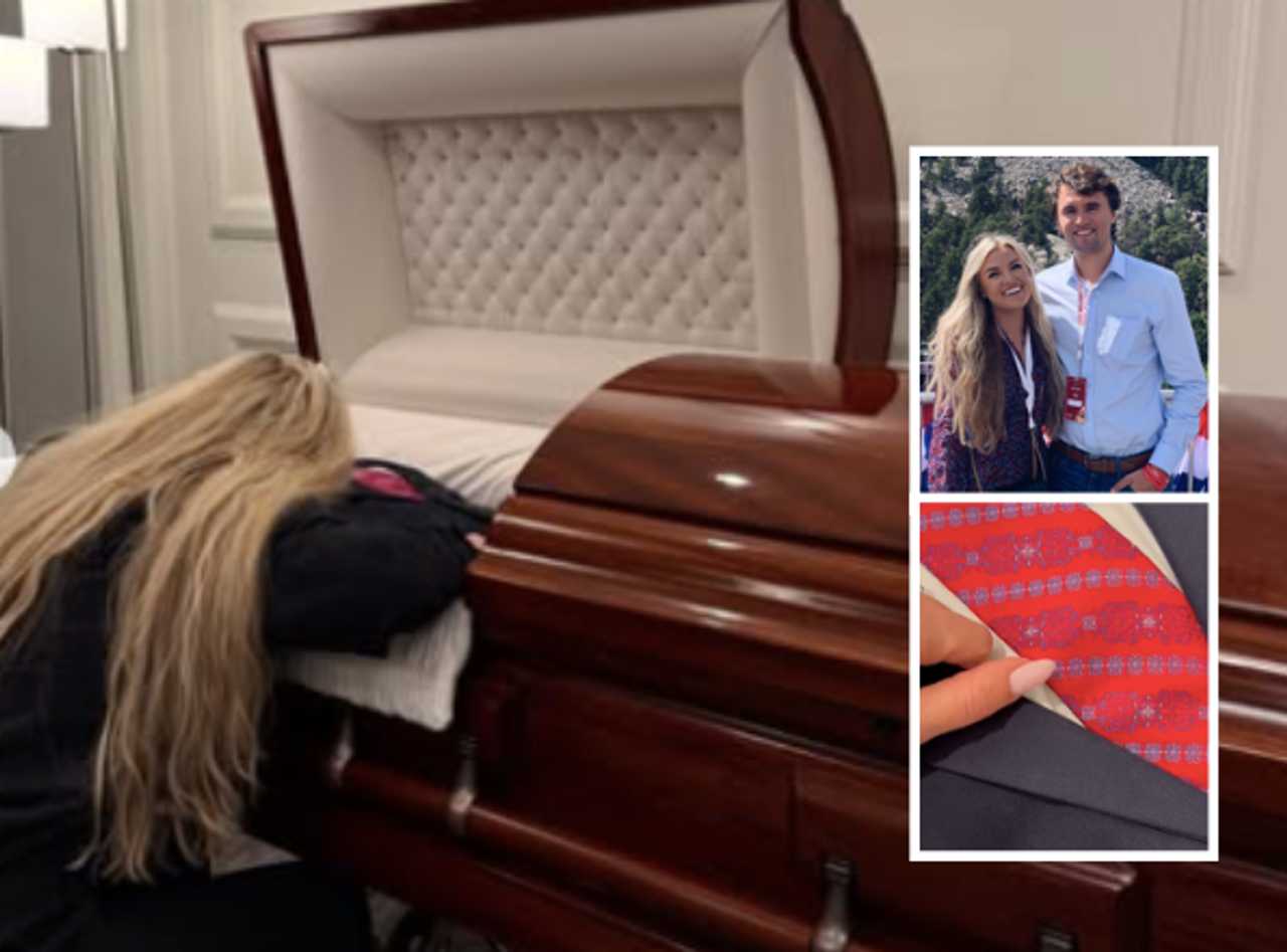 Erika Kirk Posts Emotional Photos Beside Charlie Kirk's Casket: 'The ...