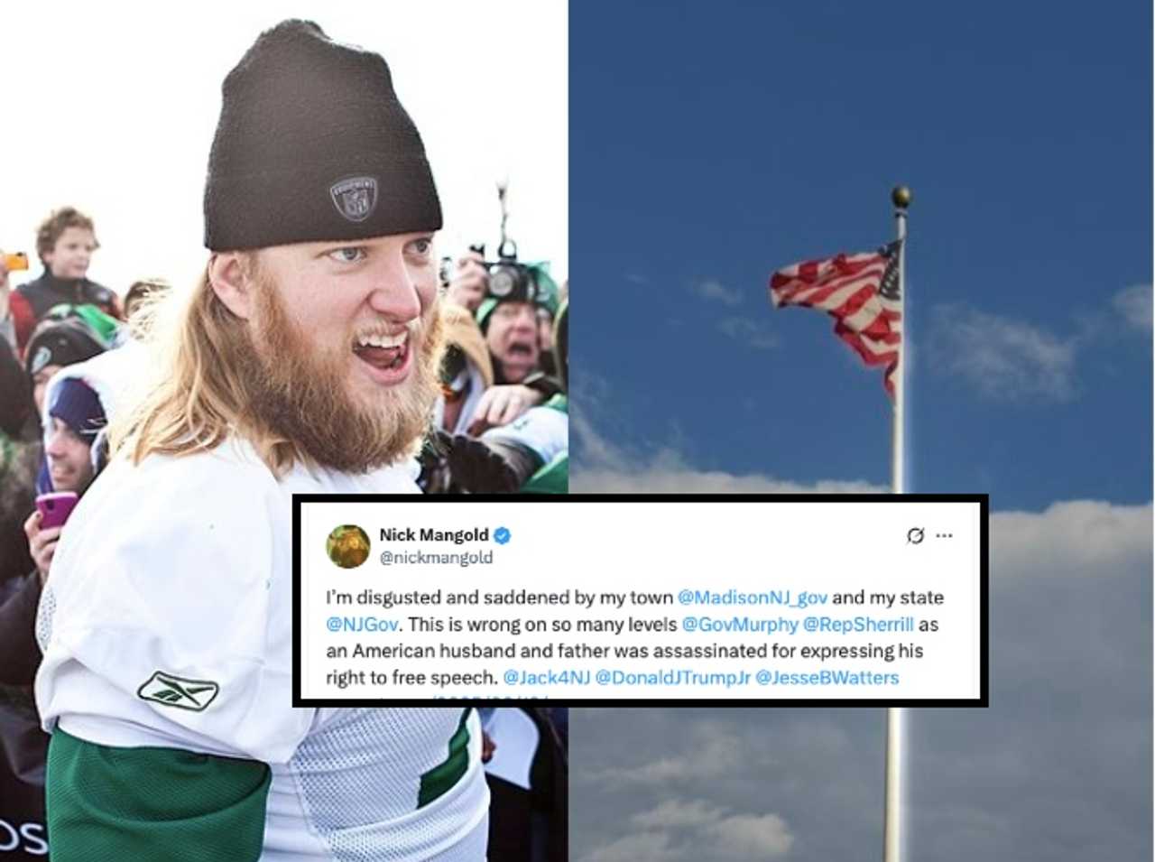 Ex-Jets Star’s Fury Of Madison's Flag Ignites Social Media Firestorm ...