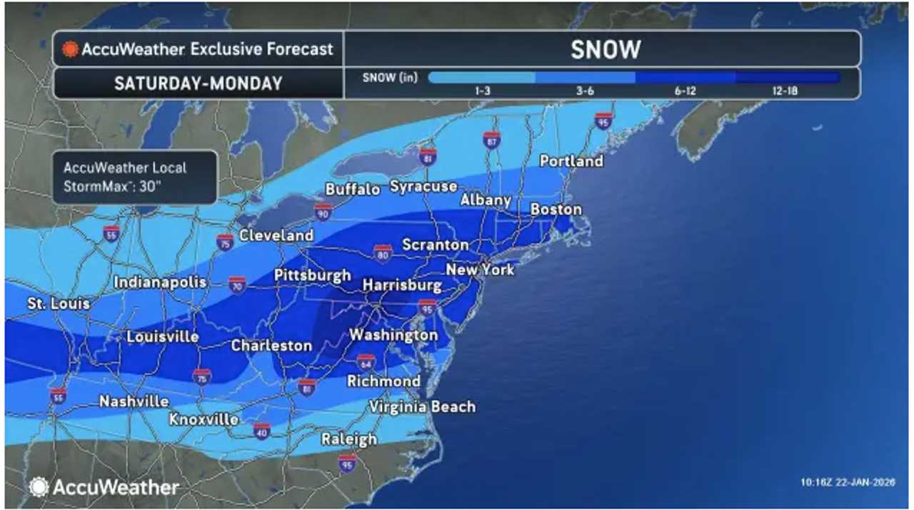Snowfall Totals For Major Storm Increase As Path Shifts North | Norwalk ...