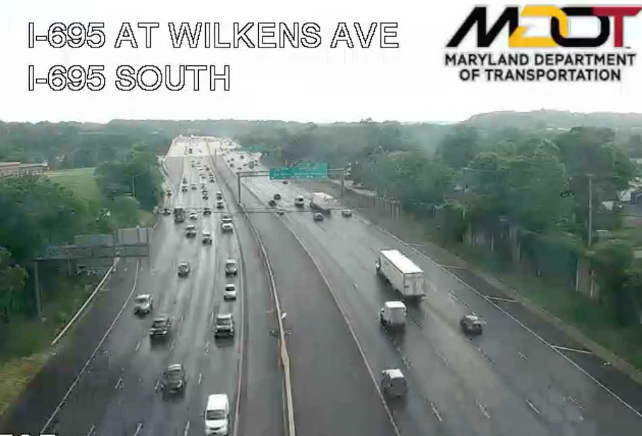 Overnight Triple Lane Closure Planned On I-95 At I-695 Interchange In ...