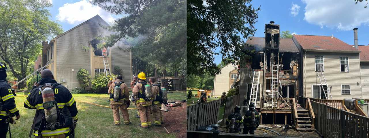 Two Families Displaced By Tricky Two-Alarm Townhouse Fire In Maryland ...