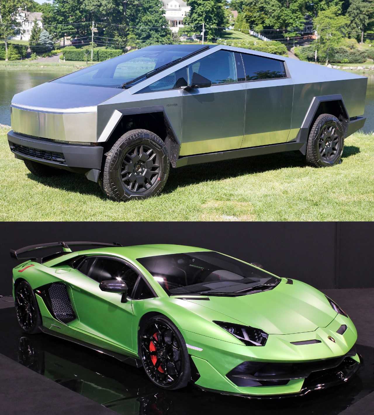 See Who Won In 'Race' Between Lambo, Tesla Cybertruck On Virginia ...