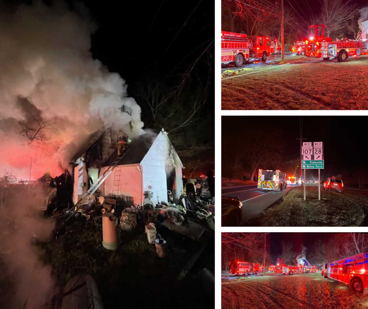 Woman Found Dead In Montgomery County Blaze As Firefighters Battled Icy ...