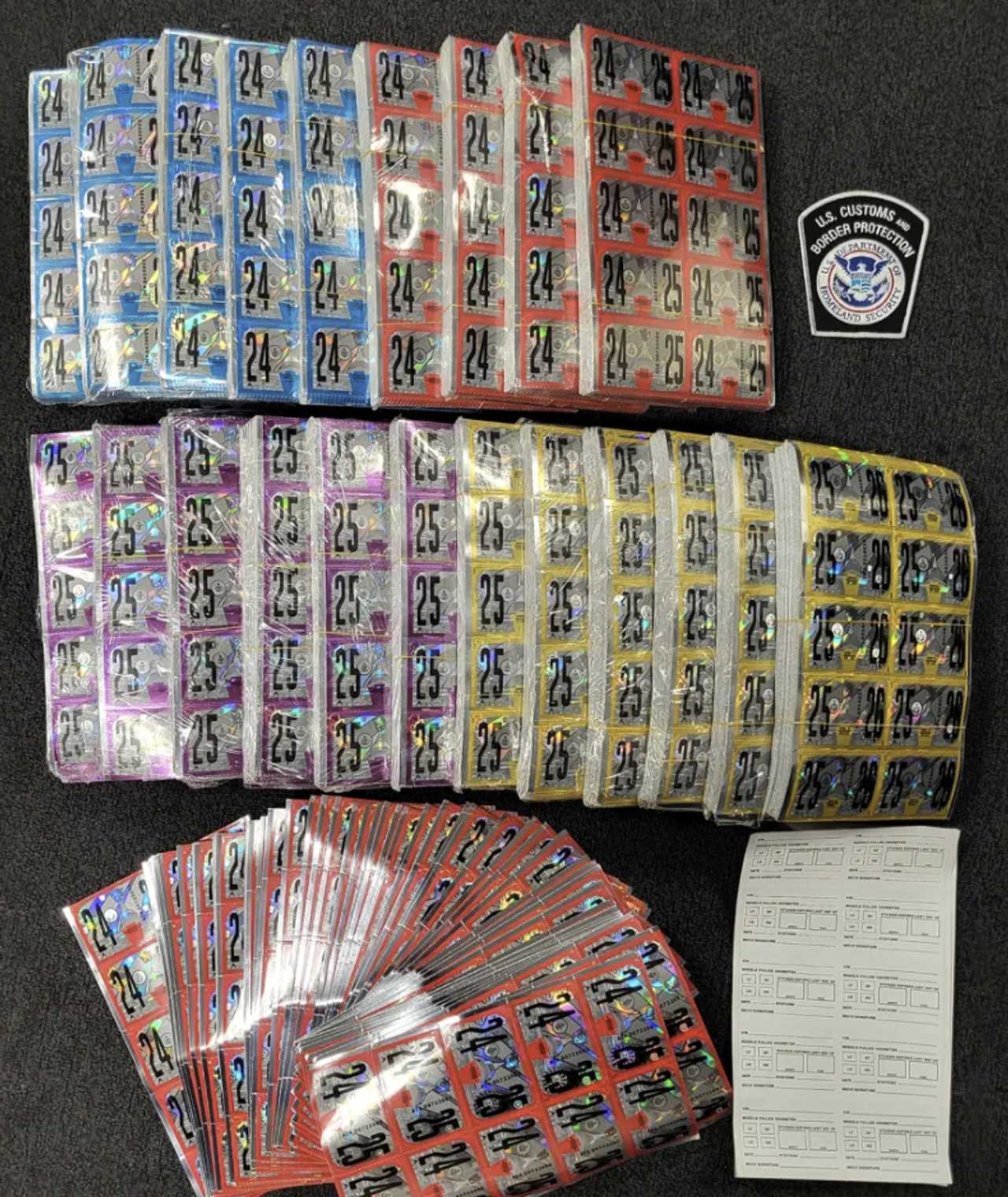 $1.4M In Counterfeit PA Inspection Stickers From Israel Siezed By US ...