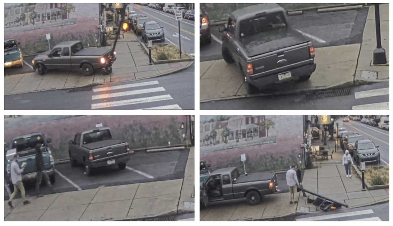 Driver Flees After Crashing Into Lancaster Traffic Pole Near Shamrock