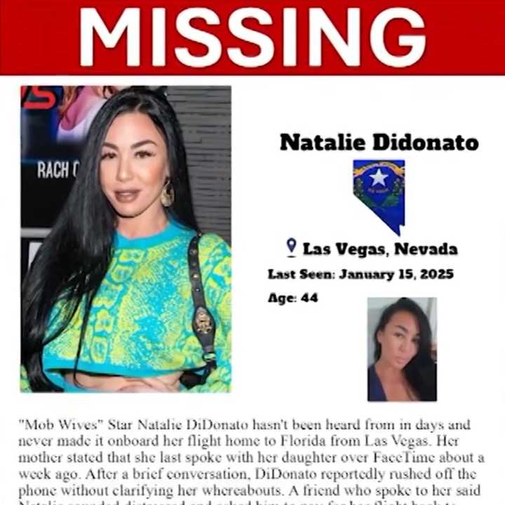 'Mob Wives' Star Natalie DiDonato Found Safe In Nevada After Reported ...