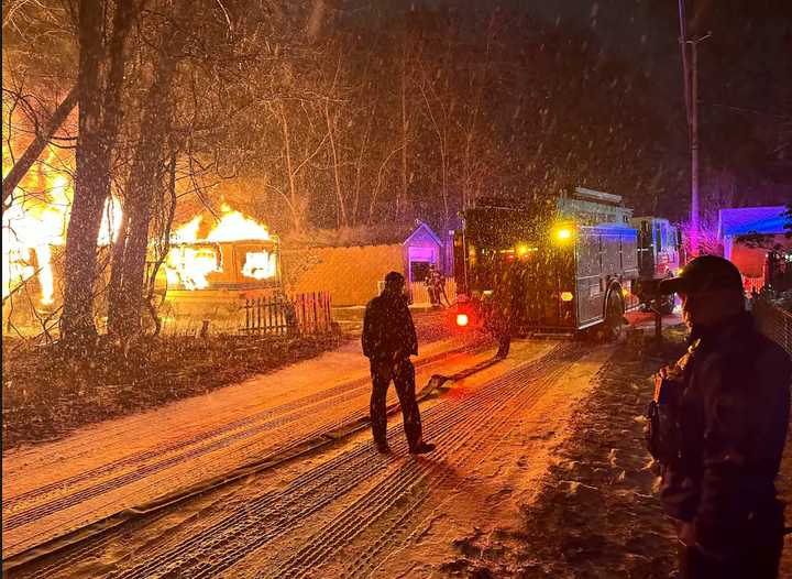 Fire Ravages Fairfield Motor Home (Video) | Fairfield Daily Voice