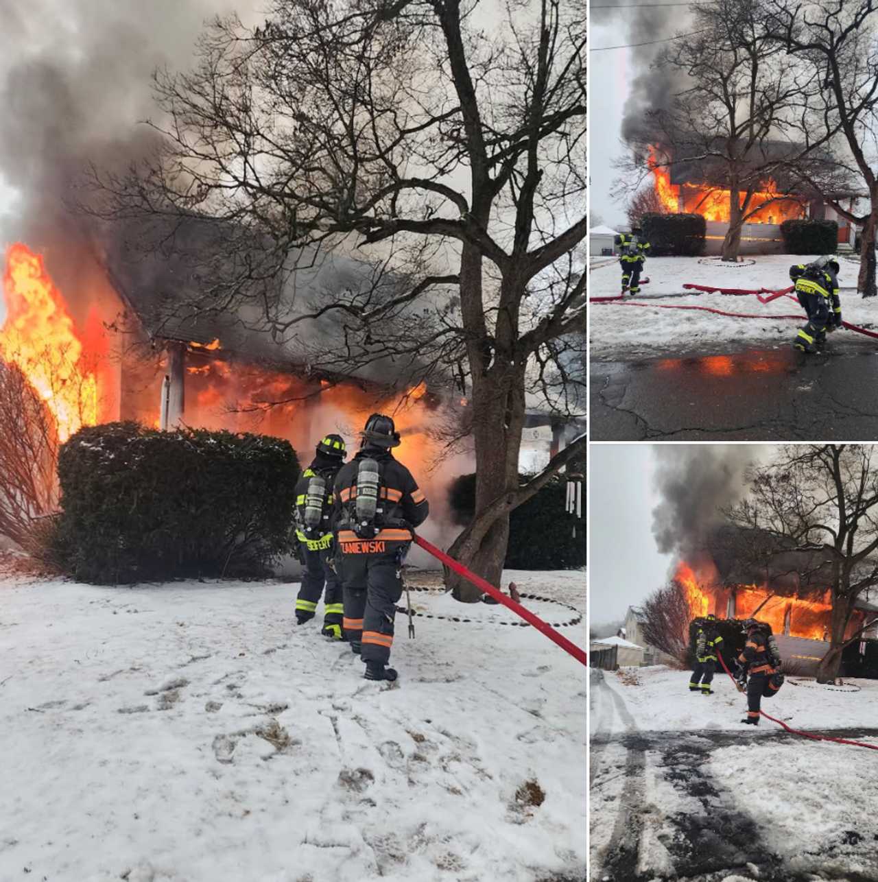 Two-Alarm House Fire Ravages Danbury Home (Photos) | Mystic Daily Voice