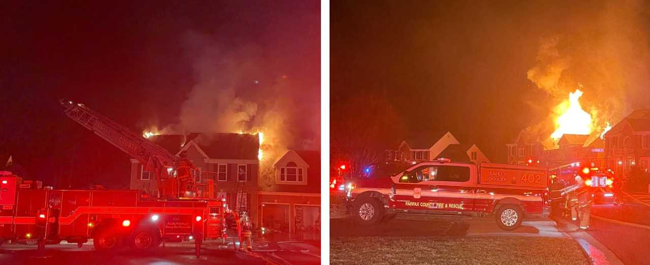 Two-Alarm Fire Tears Through Fairfax County Home | Fairfax Daily Voice Two-Alarm Fire Tears Through Fairfax County Home | Fairfax Daily Voice