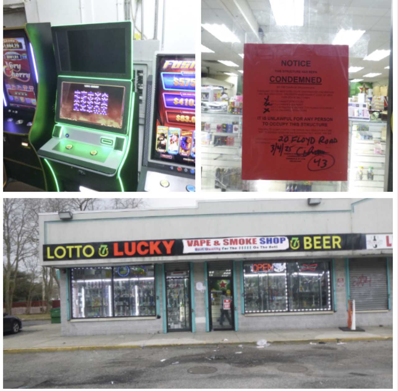 Illegal Gambling Machines Make Manager ‘Unlucky’ At Lucky Smoke Shop On Long Island: Police ...