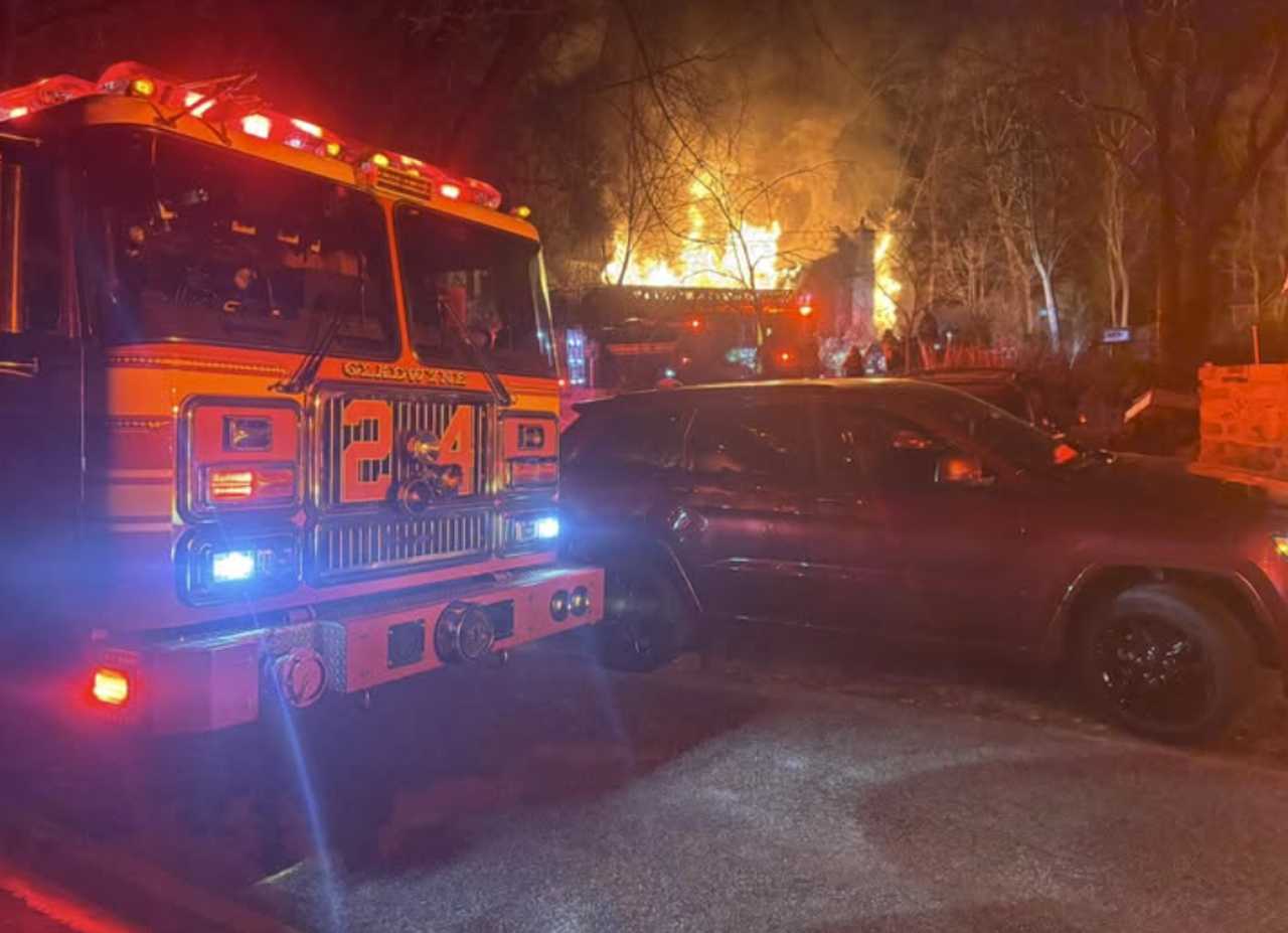 Million-Dollar Bryn Mawr Mansion Engulfed In Flames Overnight: Fire ...