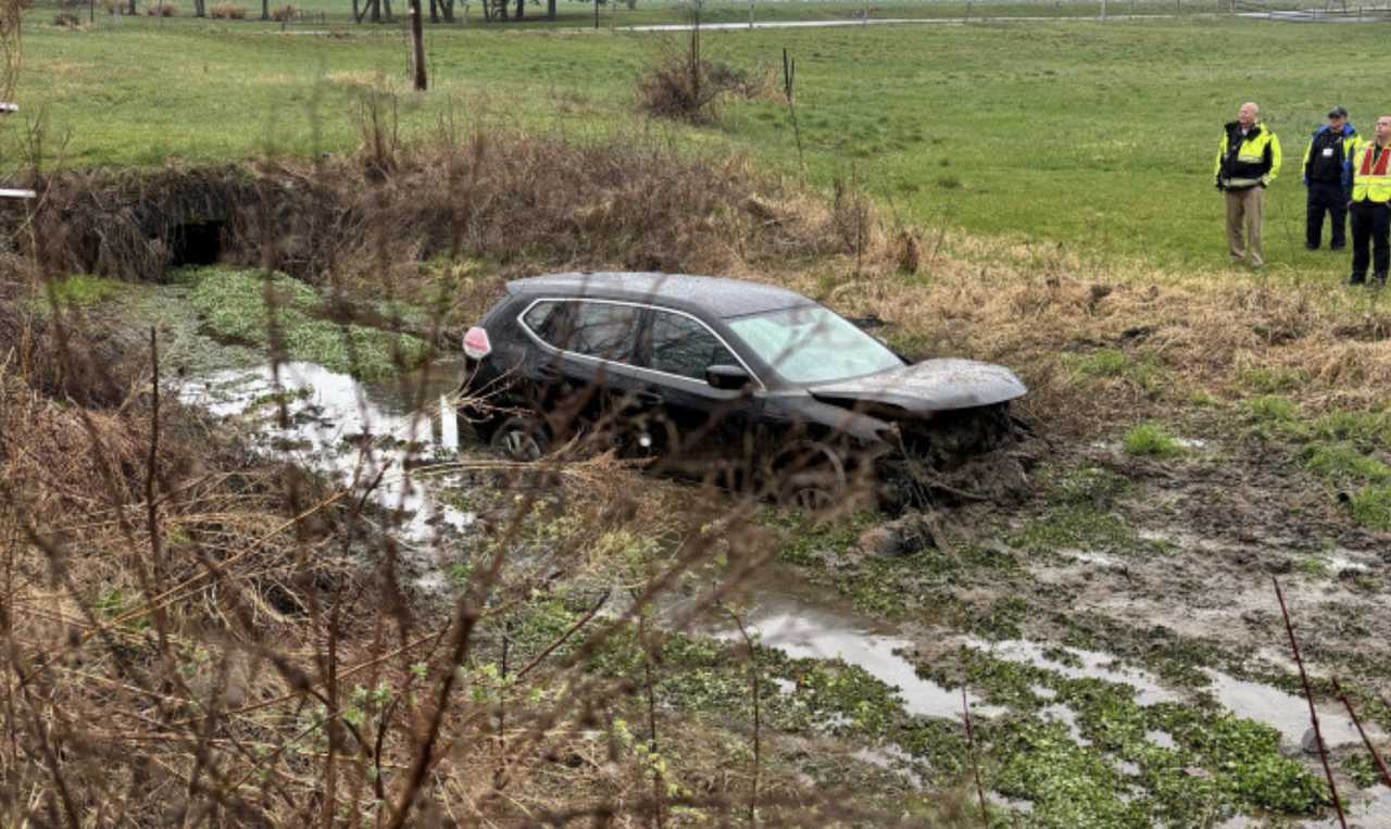 SUV Crashes Into Mud Bog Off Embankment In Lititz (Photos) | Unionville ...