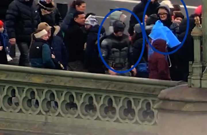 Batman And Robin Bust Gambling Suspects On Westminster Bridge In Real ...