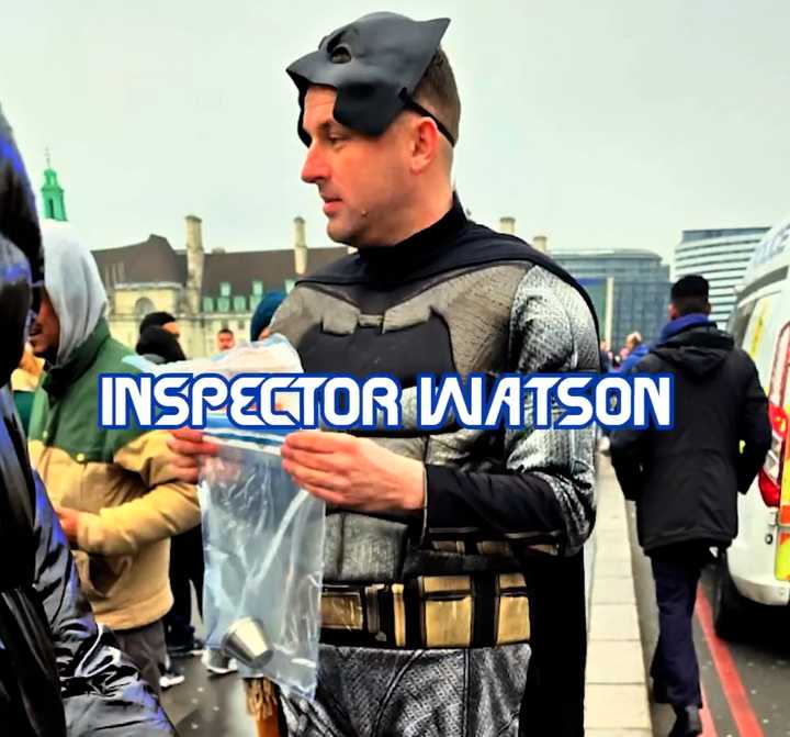 Batman And Robin Bust Gambling Suspects On Westminster Bridge In Real ...