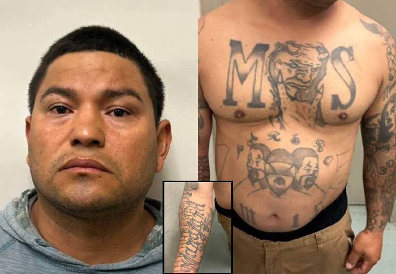 Tattooed MS-13 Gang Member Wanted For Gun Crimes In El Salvador Nabbed ...