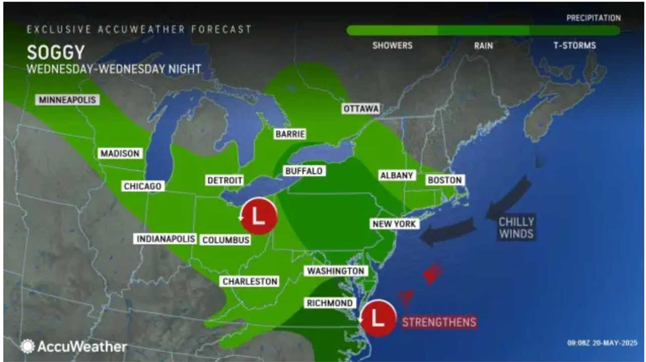 Storm To Bring Rain, Wind, Temperature Drop Before Memorial Day Weekend ...