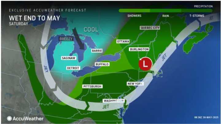 Here's Timing For Separate Rounds Of Rain, Storms, 5-Day Forecast | Paramus Daily Voice