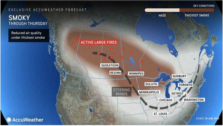 Expect Frequent Haze, Smoke From Canadian Wildfires This Summer ...