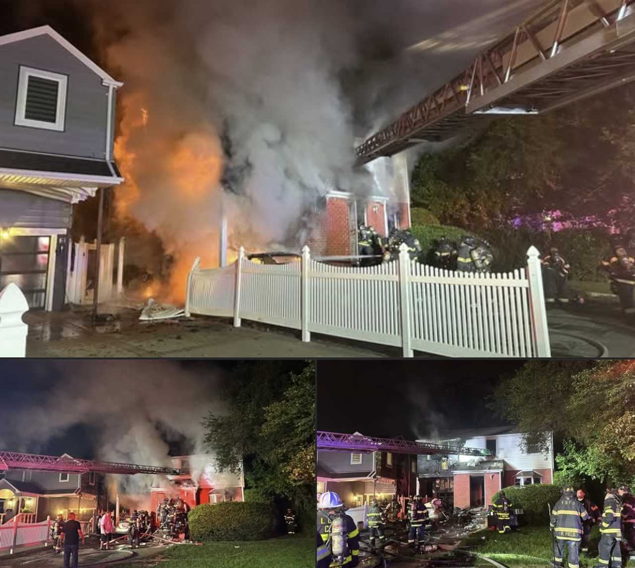 5 Firefighters Injured, Woman Rescued From Elmont House Fire That Led ...