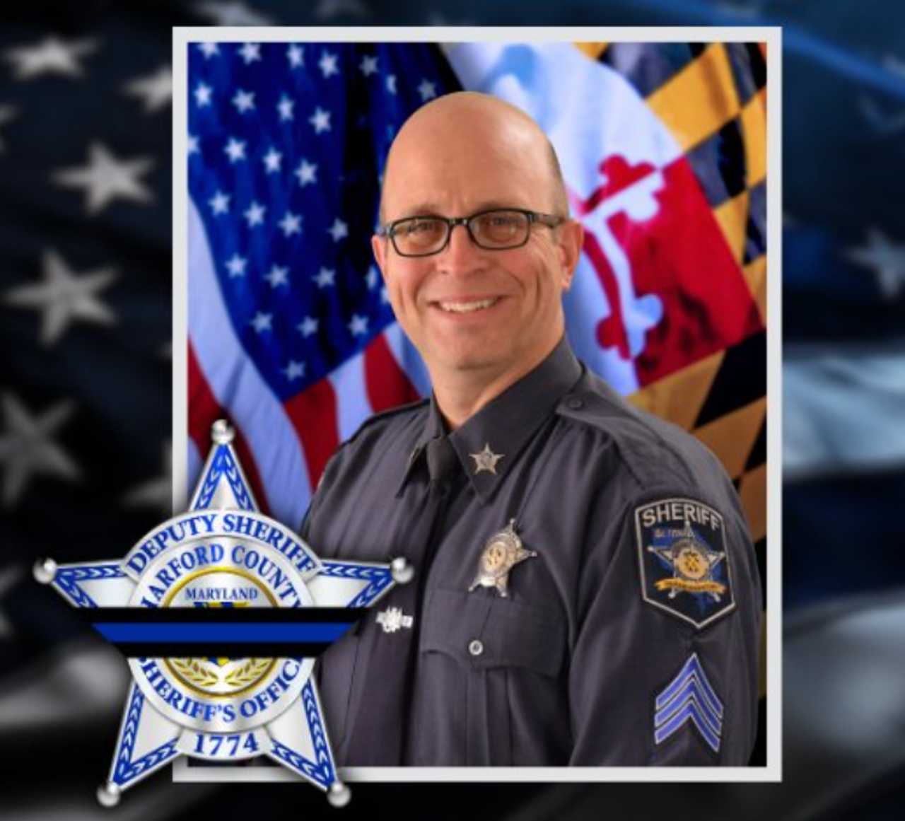Longtime Maryland Sheriff's Sergeant Dies Unexpectedly, Flags Lowered ...