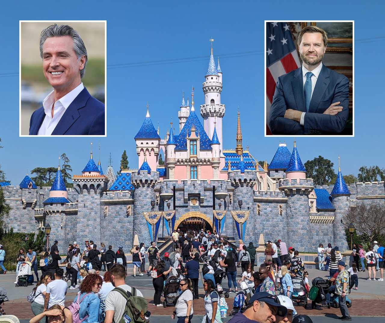 Gavin Newsom Rips VP JD Vance For Disneyland Trip: 'The Families You're ...