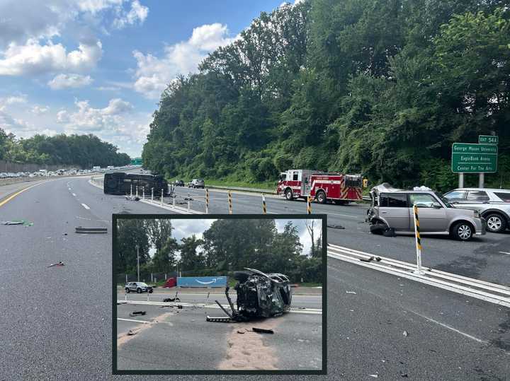 1 Dead, 3 Injured In 4-Car Pileup On I-495 In Fairfax County: State Police (Developing) | McLean ...