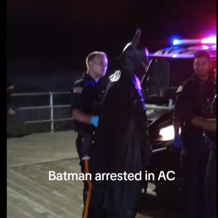 Viral Video Shows Batman Arrested In Atlantic City For Pepper Spraying ...