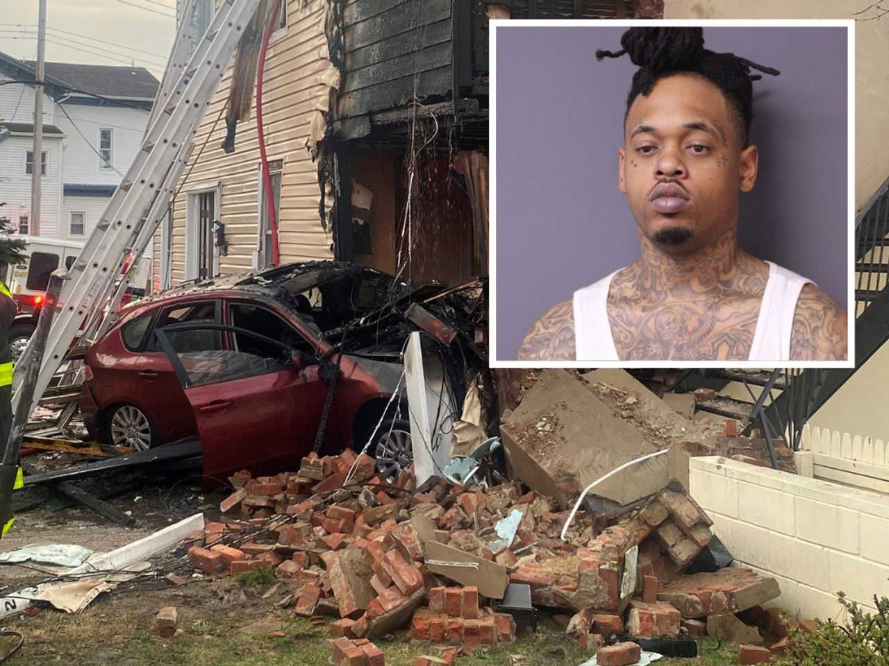 Car Hits Building, Starts Fire: Arrest Made In Hudson Valley Crash That ...