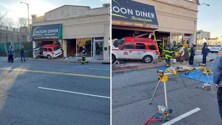Car Slams Into Diner In New Rochelle, Sending 3 To Hospital | New ...