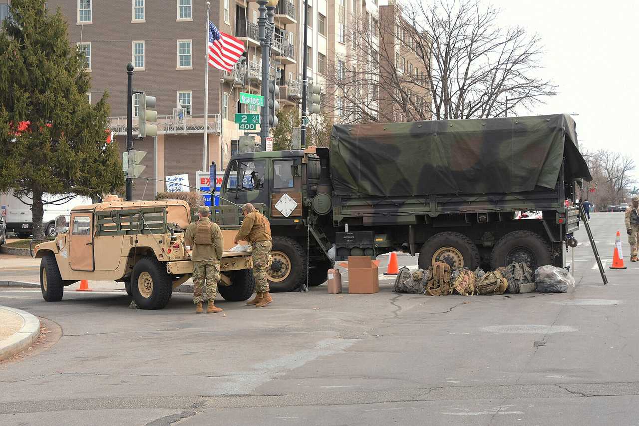 Driver Freed, Hospitalized After Crash With Armored National Guard ...